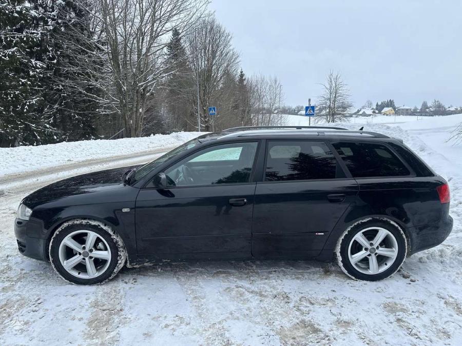 Black Audi A4 2007 in Telschi, with an engine capacity of 2.00 L and mileage of 286 thousand km for 2700 €, photo 4 on AUTOMOTO.COM.LV