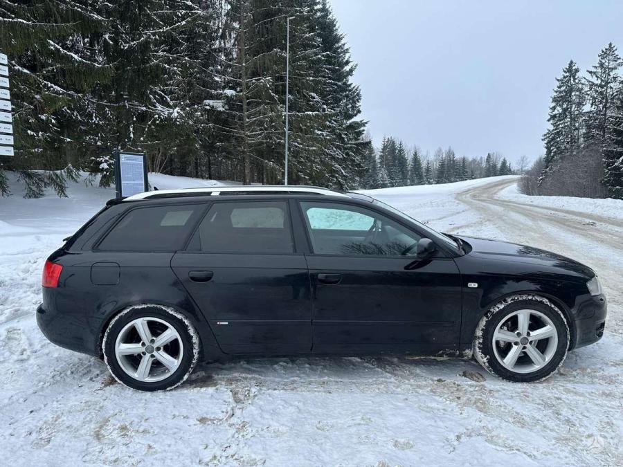Black Audi A4 2007 in Telschi, with an engine capacity of 2.00 L and mileage of 286 thousand km for 2700 €, photo 8 on AUTOMOTO.COM.LV