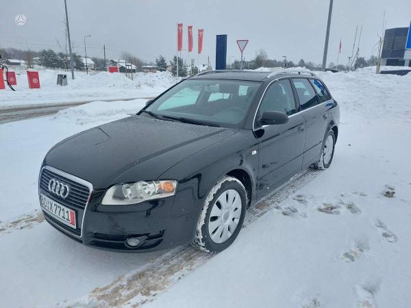 Melns Audi A4 2007 Viļņa, ar dzinēja tilpumu 1.99 L un nobraukumu 252 tūkst. km par 3550 €, foto 1 vietnē AUTOMOTO.COM.LV