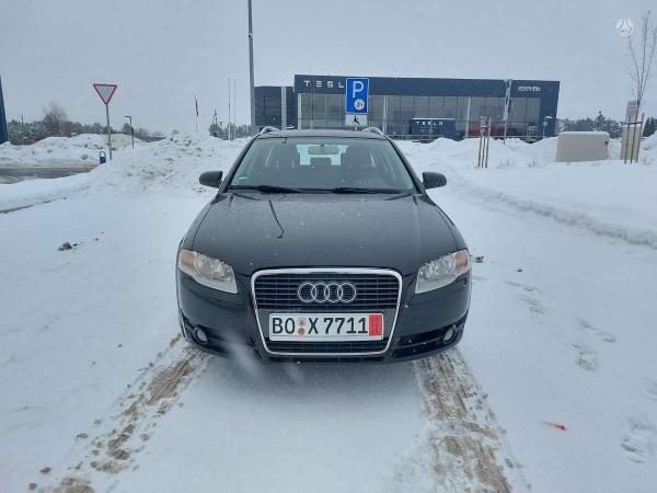 Melns Audi A4 2007 Viļņa, ar dzinēja tilpumu 1.99 L un nobraukumu 252 tūkst. km par 3550 €, foto 2 vietnē AUTOMOTO.COM.LV