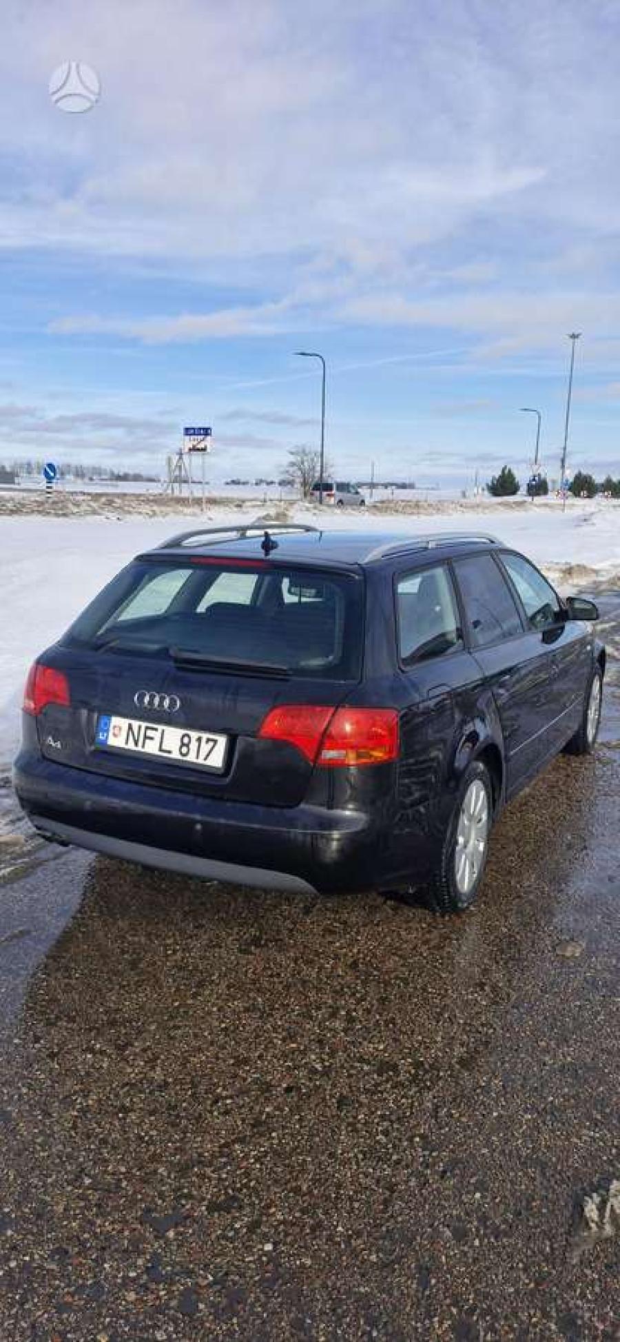 Black Audi A4 2007 in Sakiai, with an engine capacity of 1.97 L and mileage of 257 thousand km for 3150 €, photo 3 on AUTOMOTO.COM.LV