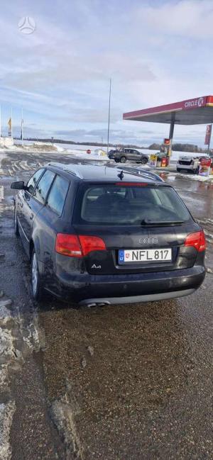 Black Audi A4 2007 in Sakiai, with an engine capacity of 1.97 L and mileage of 257 thousand km for 3150 €, photo 5 on AUTOMOTO.COM.LV