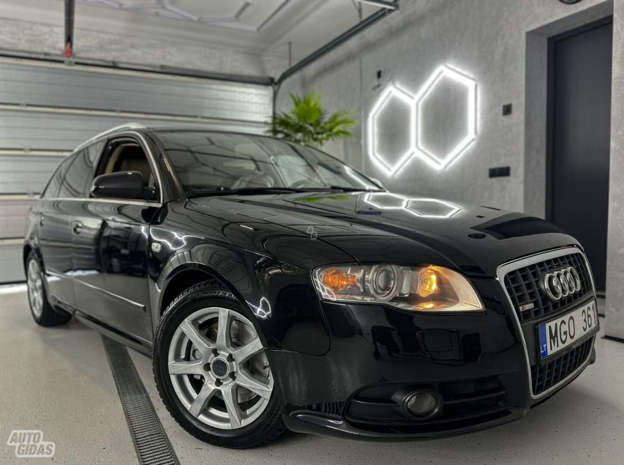 Black Audi A4 2007 in Kaunas, with an engine capacity of 2.00 L and mileage of 260 thousand km for 3650 €, photo 1 on AUTOMOTO.COM.LV