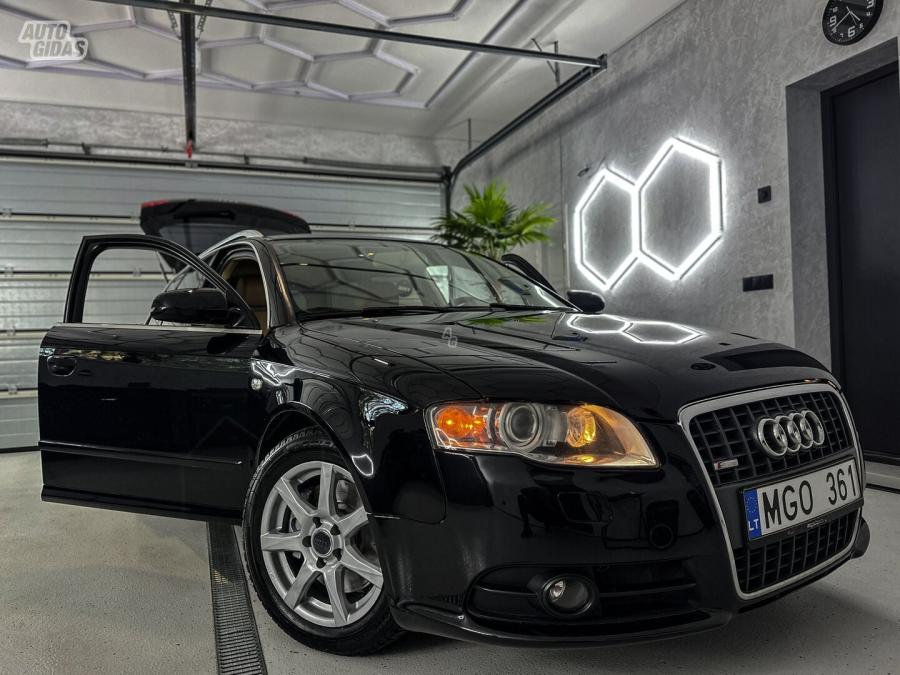 Black Audi A4 2007 in Kaunas, with an engine capacity of 2.00 L and mileage of 260 thousand km for 3650 €, photo 3 on AUTOMOTO.COM.LV