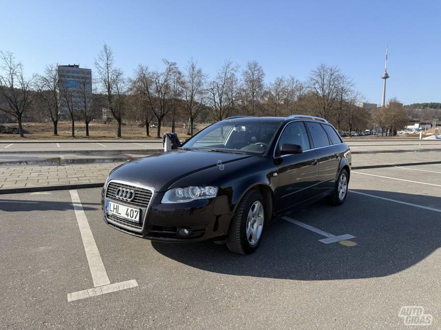 Black Audi A4 2007 in Vilnius, with an engine capacity of 2.00 L and mileage of 270 thousand km for 2400 €, photo 1 on AUTOMOTO.COM.LV