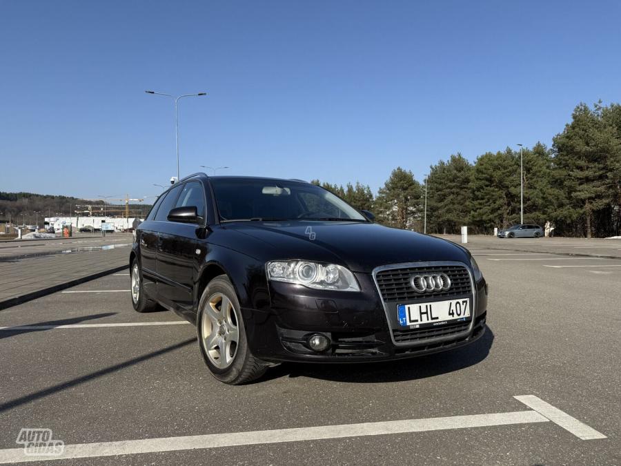 Black Audi A4 2007 in Vilnius, with an engine capacity of 2.00 L and mileage of 270 thousand km for 2400 €, photo 2 on AUTOMOTO.COM.LV
