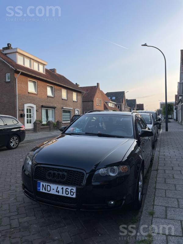 Melns Audi A4 2007 Rīga, ar dzinēja tilpumu 2.00 L un nobraukumu 395 tūkst. km par 2995 €, foto 1 vietnē AUTOMOTO.COM.LV