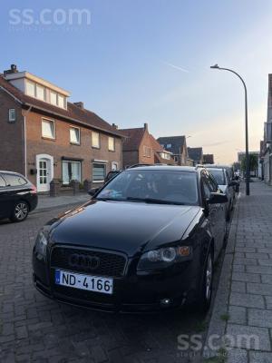 Melns Audi A4 2007 Rīga, ar dzinēja tilpumu 2.00 L un nobraukumu 395 tūkst. km par 2995 €, foto  vietnē AUTOMOTO.COM.LV