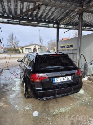 Black Audi A4 2007 in Riga, with an engine capacity of 2.00 L and mileage of 395 thousand km for 2995 €, photo 10 on AUTOMOTO.COM.LV
