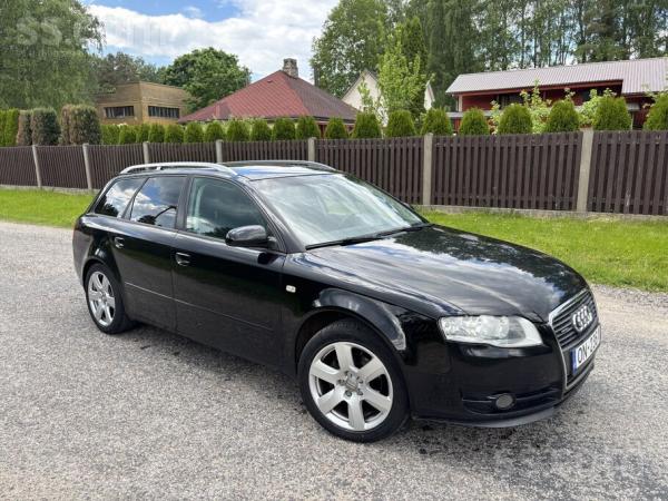 Black Audi A4 2007 in Valmiera, with an engine capacity of 2.00 L and mileage of 331 thousand km for 2100 €, photo 2 on AUTOMOTO.COM.LV