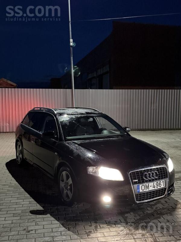 Black Audi A4 2007 in Kraslava, with an engine capacity of 2.00 L and mileage of 280 thousand km for 6500 €, photo 1 on AUTOMOTO.COM.LV