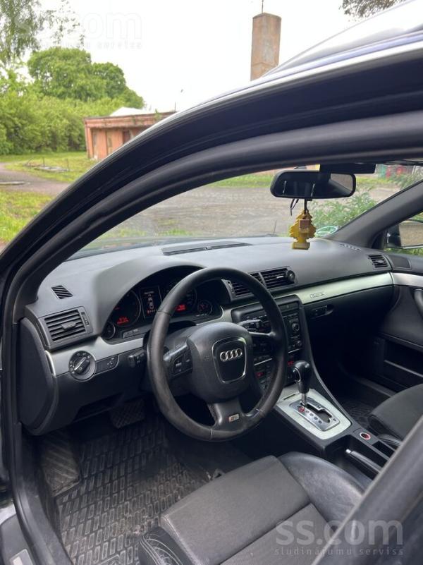 Melns Audi A4 2007 Cēsis, ar dzinēja tilpumu 3.00 L un nobraukumu 426 tūkst. km par 2950 €, foto 5 vietnē AUTOMOTO.COM.LV