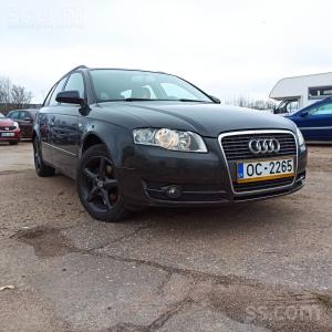 Черный Ауди А4 2007 в Даугавпилс, объемом двигателя 1.90 л и пробегом 0 тыс. км за 2500 €, фото  на AUTOMOTO.COM.LV