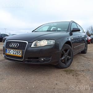 Black Audi A4 2007 in Daugavpils, with an engine capacity of 1.90 L and mileage of 0 thousand km for 2500 €, photo 3 on AUTOMOTO.COM.LV