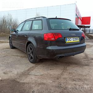 Black Audi A4 2007 in Daugavpils, with an engine capacity of 1.90 L and mileage of 0 thousand km for 2500 €, photo 5 on AUTOMOTO.COM.LV