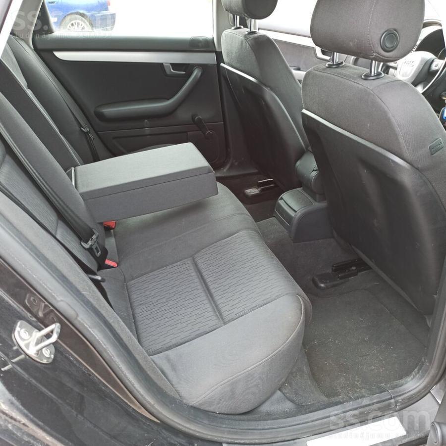 Black Audi A4 2007 in Daugavpils, with an engine capacity of 1.90 L and mileage of 0 thousand km for 2500 €, photo 14 on AUTOMOTO.COM.LV