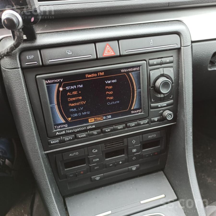 Black Audi A4 2007 in Daugavpils, with an engine capacity of 1.90 L and mileage of 0 thousand km for 2500 €, photo 18 on AUTOMOTO.COM.LV