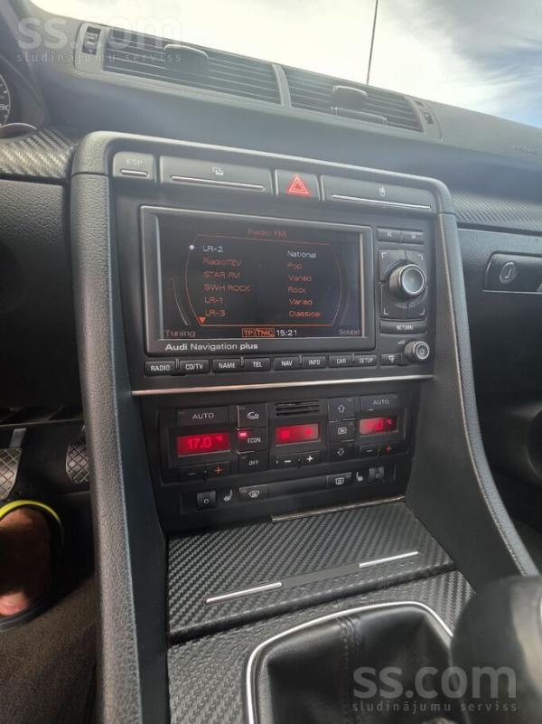 Black Audi A4 2007 in Valmiera, with an engine capacity of 2.00 L and mileage of 407 thousand km for 2800 €, photo 8 on AUTOMOTO.COM.LV