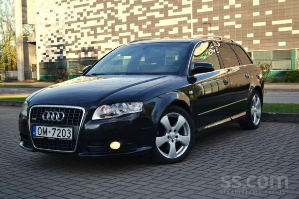 Melns Audi A4 2007 Jelgava, ar dzinēja tilpumu 2.00 L un nobraukumu 0 tūkst. km par 4390 €, foto 2 vietnē AUTOMOTO.COM.LV
