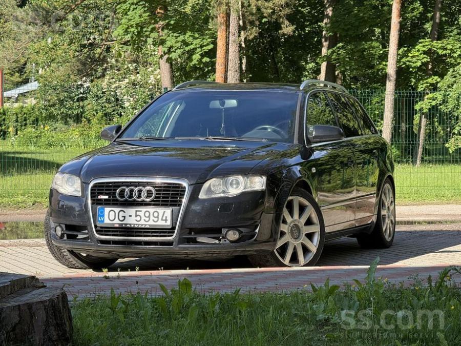 Black Audi A4 2007 in Riga, with an engine capacity of 3.00 L and mileage of 356 thousand km for 3800 €, photo 1 on AUTOMOTO.COM.LV