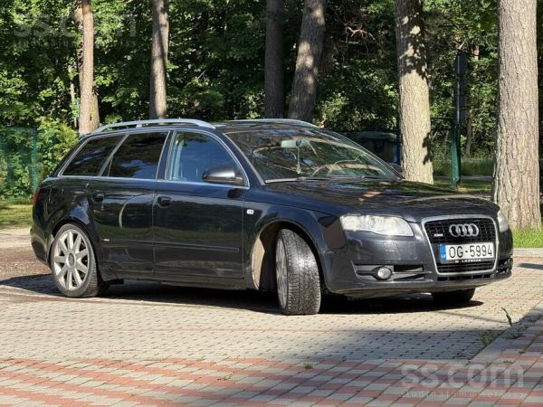 Черный Ауди А4 2007 в Рига, объемом двигателя 3.00 л и пробегом 356 тыс. км за 3800 €, фото 4 на AUTOMOTO.COM.LV
