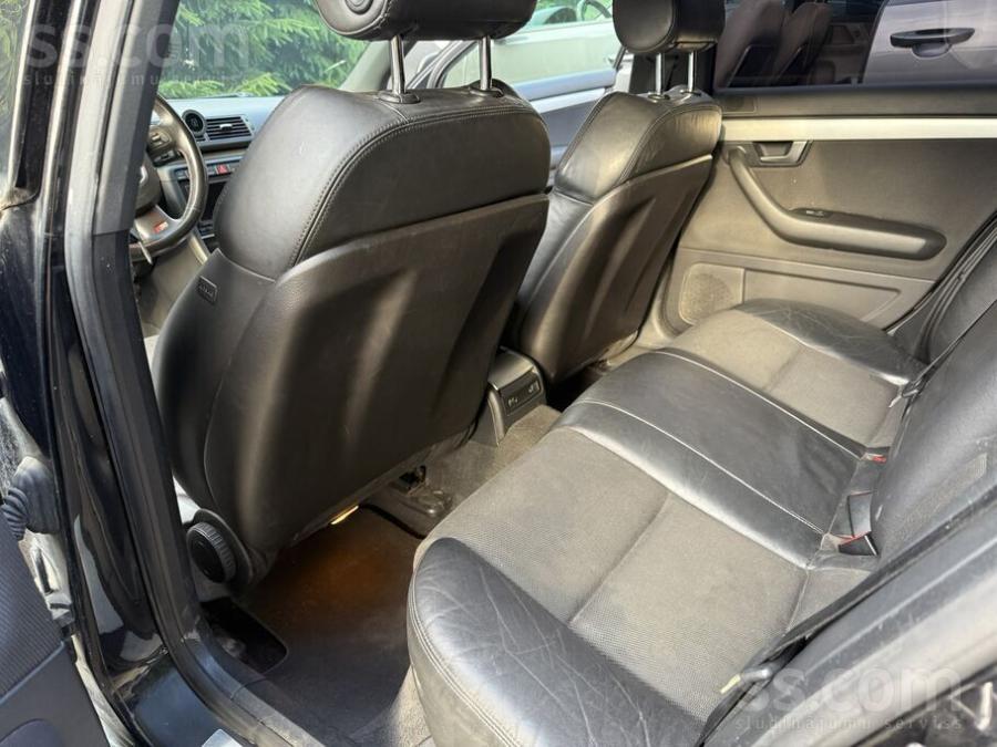 Black Audi A4 2007 in Riga, with an engine capacity of 3.00 L and mileage of 356 thousand km for 3800 €, photo 7 on AUTOMOTO.COM.LV