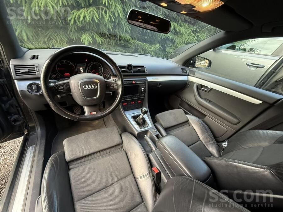 Black Audi A4 2007 in Riga, with an engine capacity of 3.00 L and mileage of 356 thousand km for 3800 €, photo 8 on AUTOMOTO.COM.LV