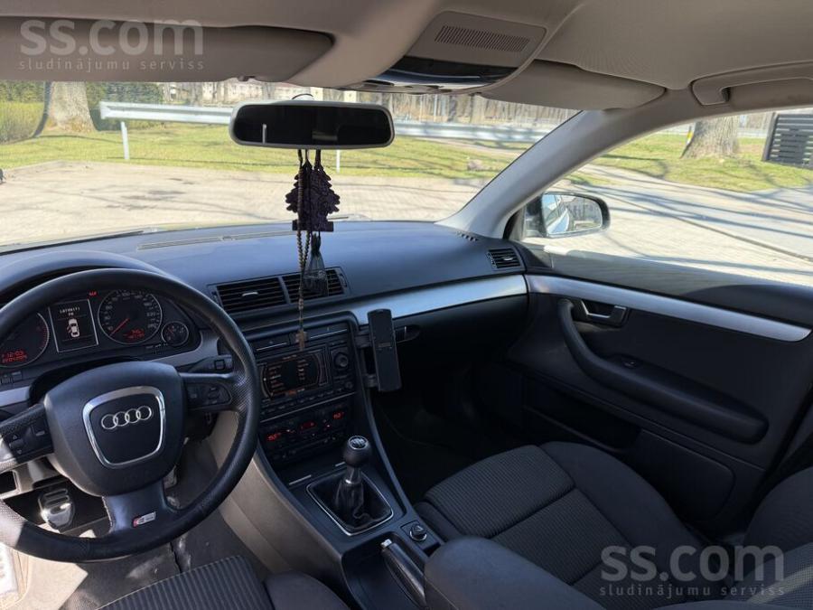 Melns Audi A4 2007 Valmiera, ar dzinēja tilpumu 2.00 L un nobraukumu 402 tūkst. km par 2990 €, foto 13 vietnē AUTOMOTO.COM.LV