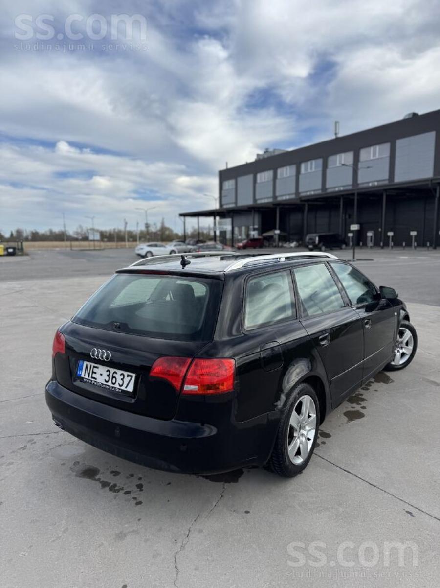 Melns Audi A4 2007 Liepāja, ar dzinēja tilpumu 2.00 L un nobraukumu 0 tūkst. km par 1500 €, foto 3 vietnē AUTOMOTO.COM.LV