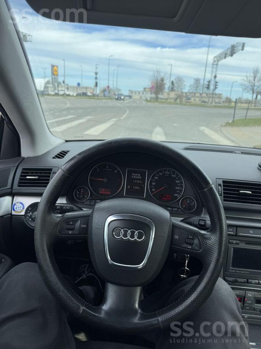 Melns Audi A4 2007 Liepāja, ar dzinēja tilpumu 2.00 L un nobraukumu 0 tūkst. km par 1500 €, foto 7 vietnē AUTOMOTO.COM.LV