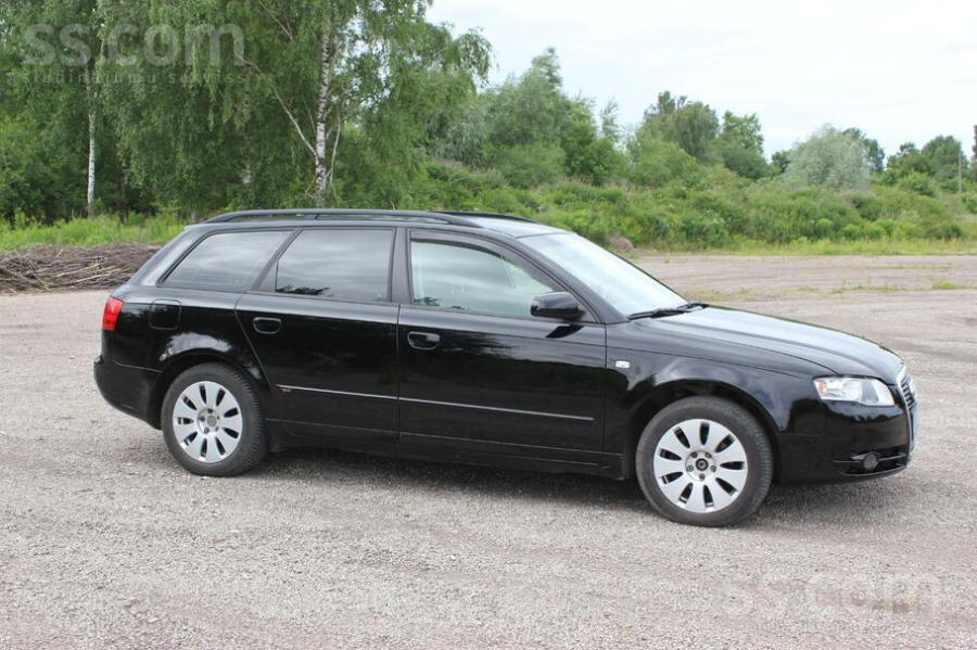 Black Audi A4 2007 in Bauska, with an engine capacity of 2.00 L and mileage of 385 thousand km for 2850 €, photo 7 on AUTOMOTO.COM.LV
