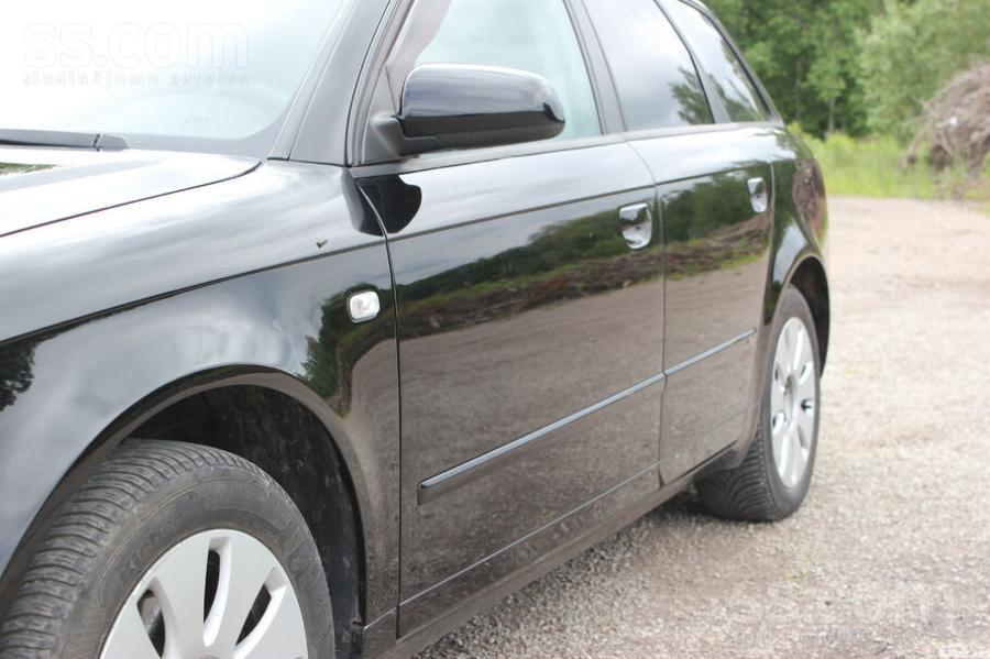 Black Audi A4 2007 in Bauska, with an engine capacity of 2.00 L and mileage of 385 thousand km for 2850 €, photo 10 on AUTOMOTO.COM.LV