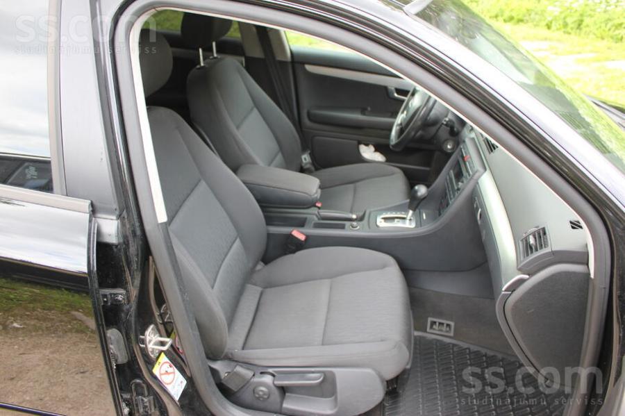 Black Audi A4 2007 in Bauska, with an engine capacity of 2.00 L and mileage of 385 thousand km for 2850 €, photo 16 on AUTOMOTO.COM.LV