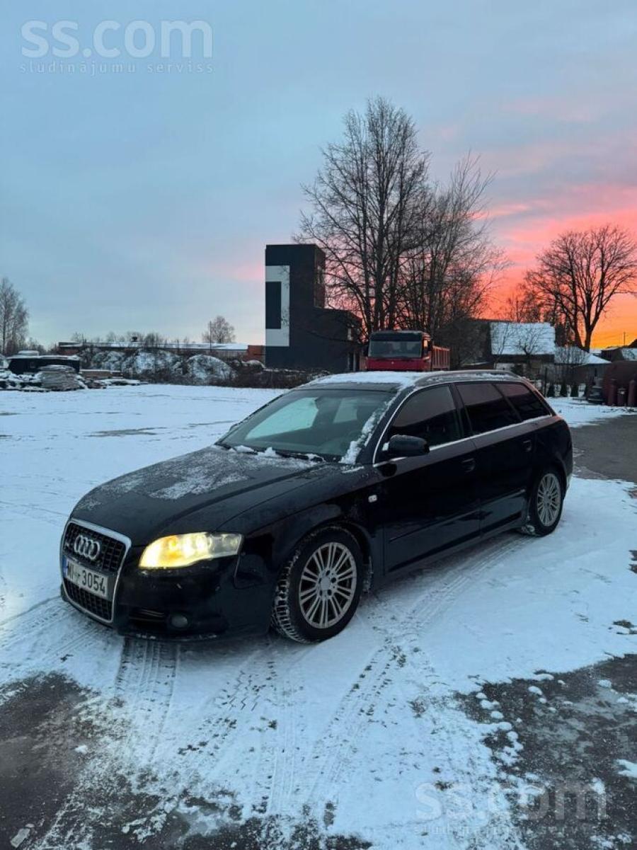 Melns Audi A4 2007 Rīga, ar dzinēja tilpumu 2.00 L un nobraukumu 324 tūkst. km par 1500 €, foto 1 vietnē AUTOMOTO.COM.LV