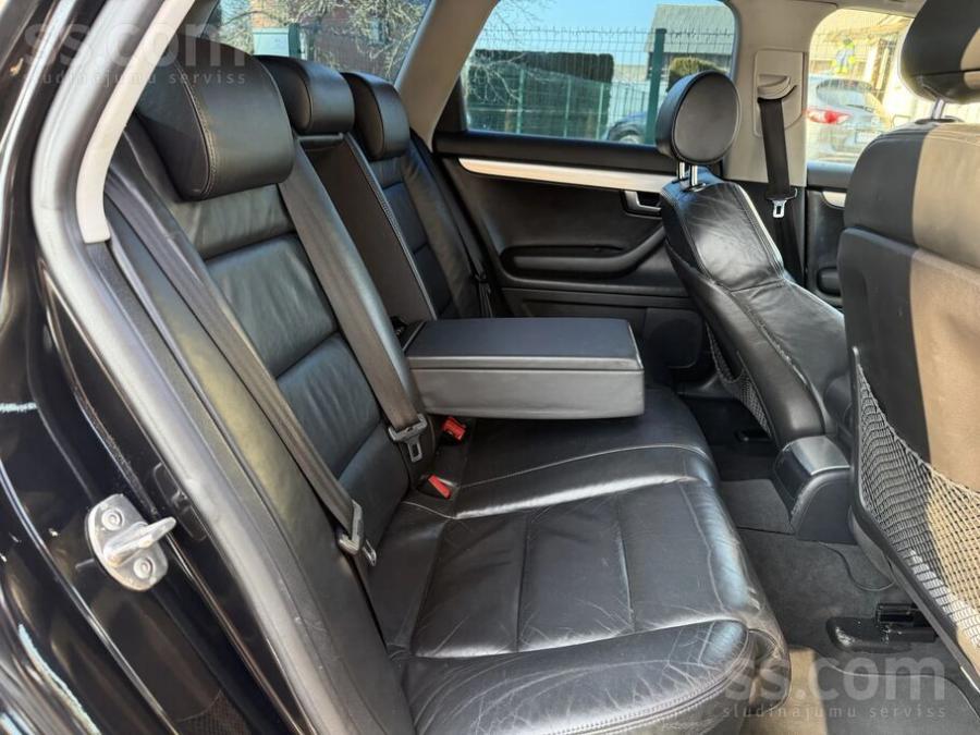 Black Audi A4 2007 in Bauska, with an engine capacity of 3.00 L and mileage of 280 thousand km for 5500 €, photo 15 on AUTOMOTO.COM.LV