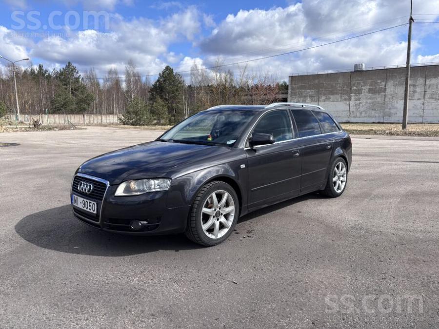 Black Audi A4 2007 in Daugavpils, with an engine capacity of 2.70 L and mileage of 408 thousand km for 2750 €, photo 1 on AUTOMOTO.COM.LV