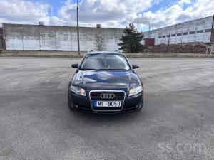 Black Audi A4 2007 in Daugavpils, with an engine capacity of 2.70 L and mileage of 408 thousand km for 2750 €, photo 4 on AUTOMOTO.COM.LV