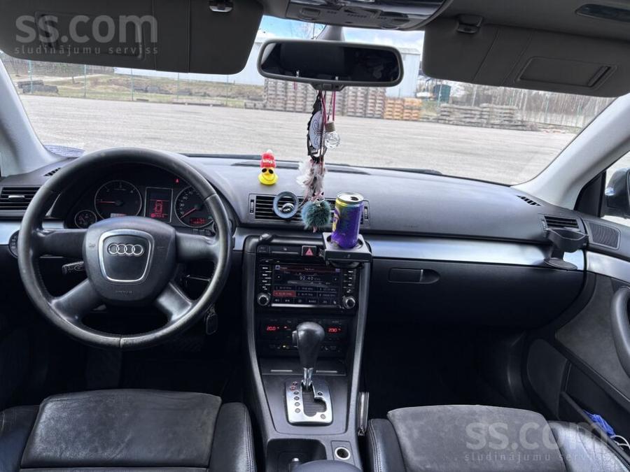 Black Audi A4 2007 in Daugavpils, with an engine capacity of 2.70 L and mileage of 408 thousand km for 2750 €, photo 7 on AUTOMOTO.COM.LV