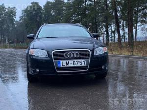 Black Audi A4 2007 in Daugavpils, with an engine capacity of 2.00 L and mileage of 296 thousand km for 2850 €, photo  on AUTOMOTO.COM.LV