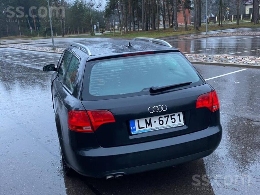 Черный Ауди А4 2007 в Даугавпилс, объемом двигателя 2.00 л и пробегом 296 тыс. км за 2850 €, фото 4 на AUTOMOTO.COM.LV