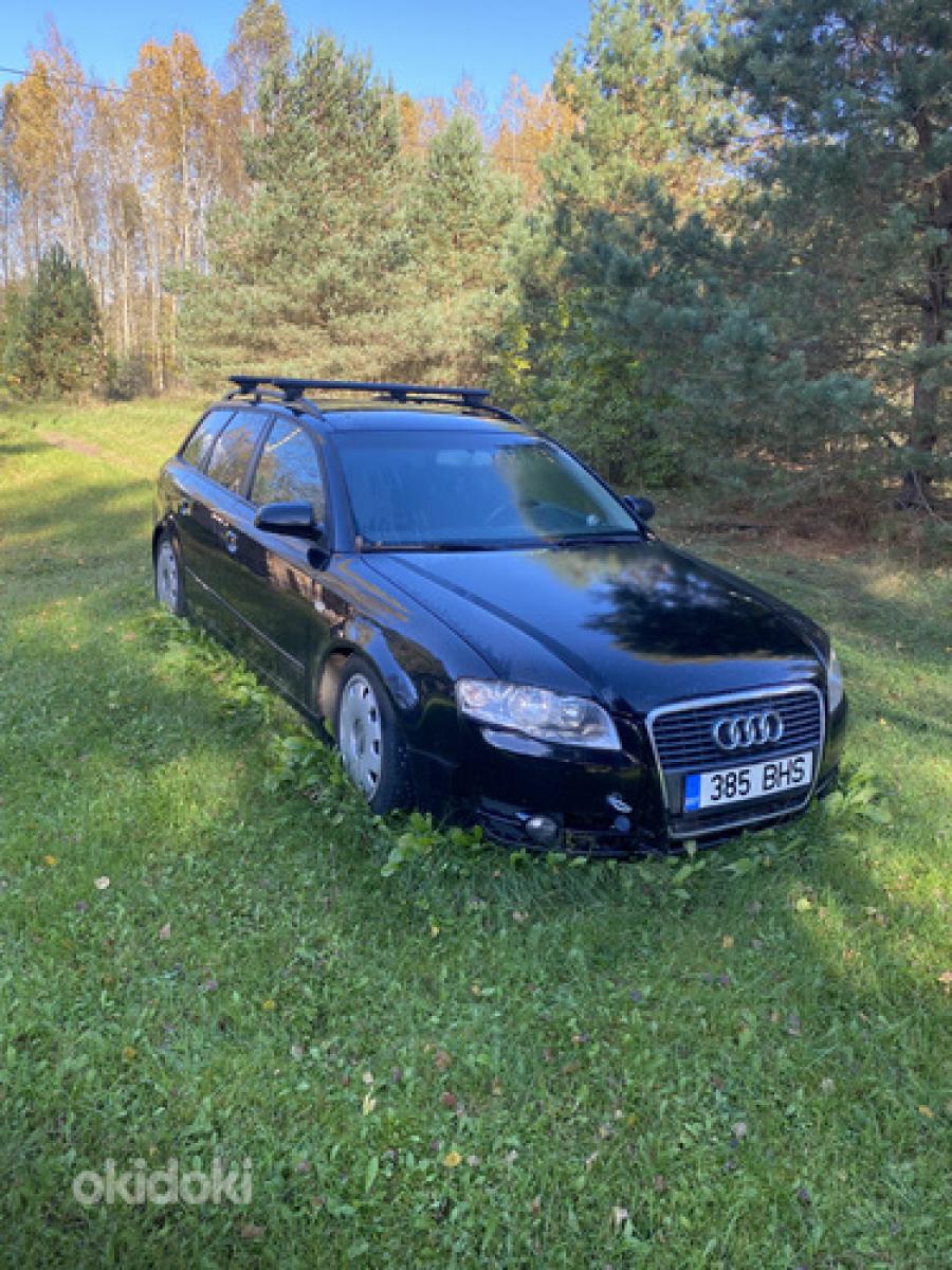 Black Audi A4 2007 in Tartu, with an engine capacity of 1.90 L and mileage of 347 thousand km for 500 €, photo 1 on AUTOMOTO.COM.LV