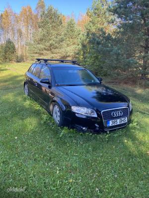 Black Audi A4 2007 in Tartu, with an engine capacity of 1.90 L and mileage of 347 thousand km for 500 €, photo 9 on AUTOMOTO.COM.LV