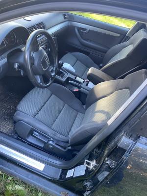 Black Audi A4 2007 in Tartu, with an engine capacity of 1.90 L and mileage of 347 thousand km for 500 €, photo 10 on AUTOMOTO.COM.LV