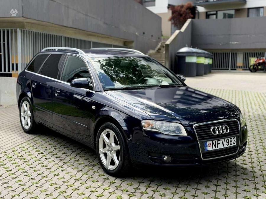 Black Audi A4 2007 in Vilnius, with an engine capacity of 2.00 L and mileage of 285 thousand km for 3450 €, photo 3 on AUTOMOTO.COM.LV