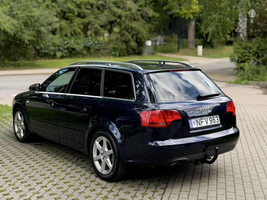 Black Audi A4 2007 in Vilnius, with an engine capacity of 2.00 L and mileage of 285 thousand km for 3450 €, photo 6 on AUTOMOTO.COM.LV