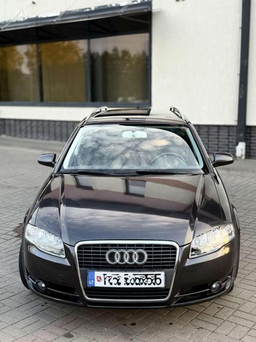 Melns Audi A4 2007 Viļņa, ar dzinēja tilpumu 2.00 L un nobraukumu 298 tūkst. km par 1900 €, foto 4 vietnē AUTOMOTO.COM.LV