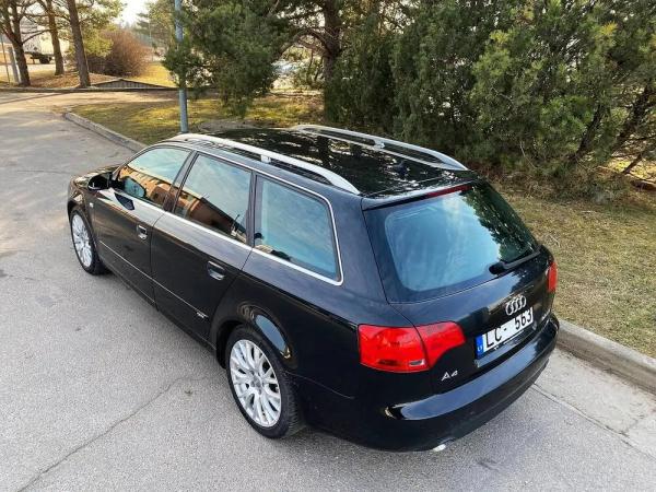 Black Audi A4 2007 in Cesis, with an engine capacity of 2.00 L and mileage of 262 thousand km for 3699 €, photo 8 on AUTOMOTO.COM.LV