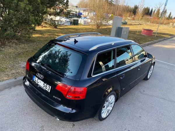 Black Audi A4 2007 in Cesis, with an engine capacity of 2.00 L and mileage of 262 thousand km for 3699 €, photo 10 on AUTOMOTO.COM.LV