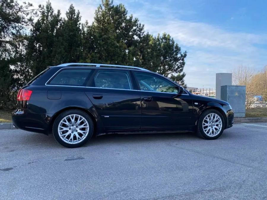 Black Audi A4 2007 in Cesis, with an engine capacity of 2.00 L and mileage of 262 thousand km for 3699 €, photo 13 on AUTOMOTO.COM.LV