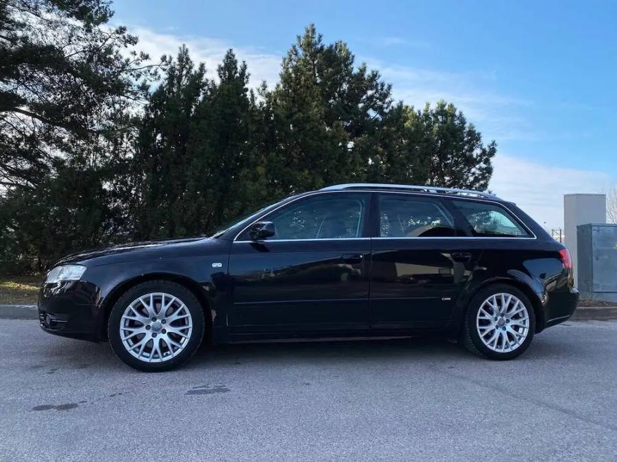 Black Audi A4 2007 in Cesis, with an engine capacity of 2.00 L and mileage of 262 thousand km for 3699 €, photo 14 on AUTOMOTO.COM.LV